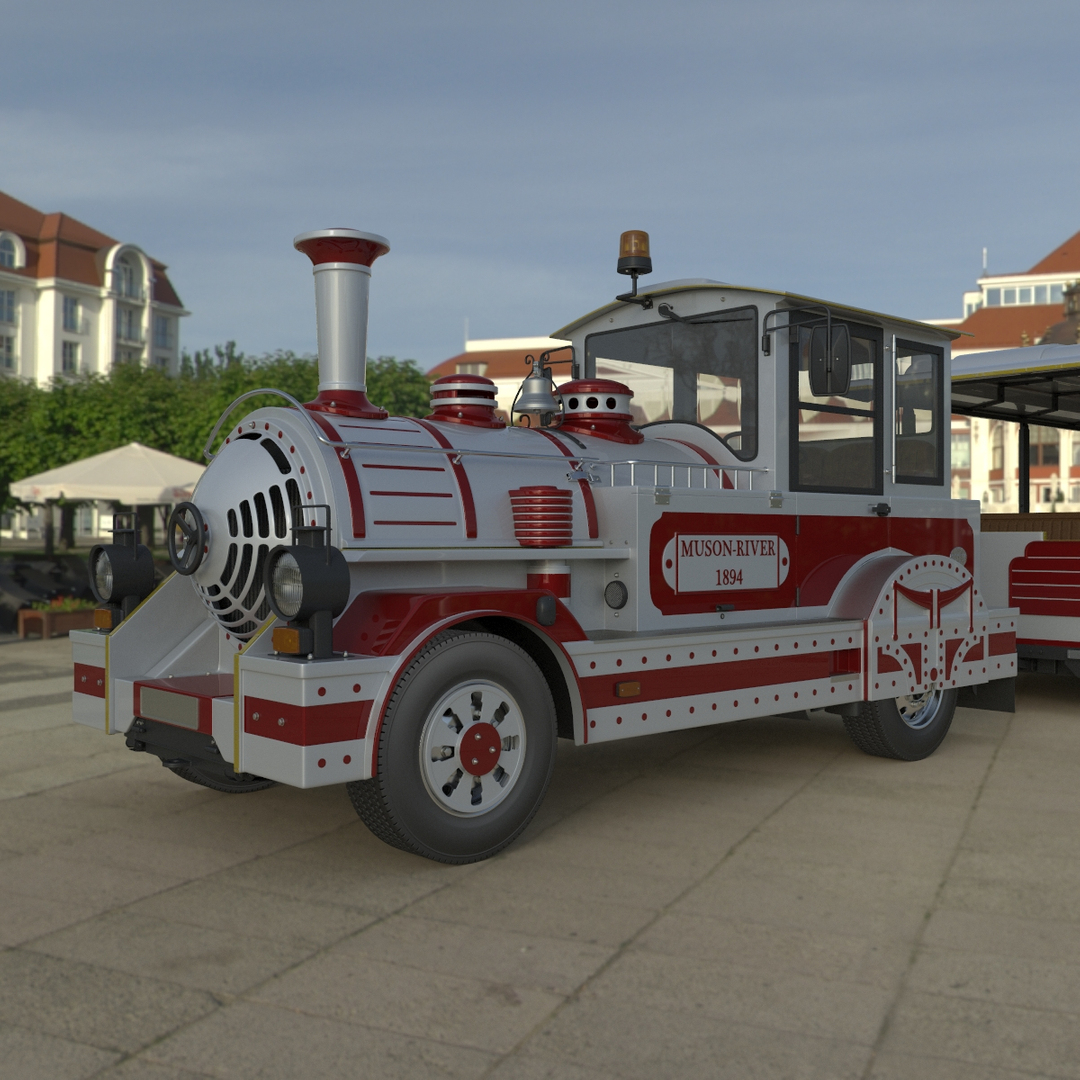 dotto train 3d model