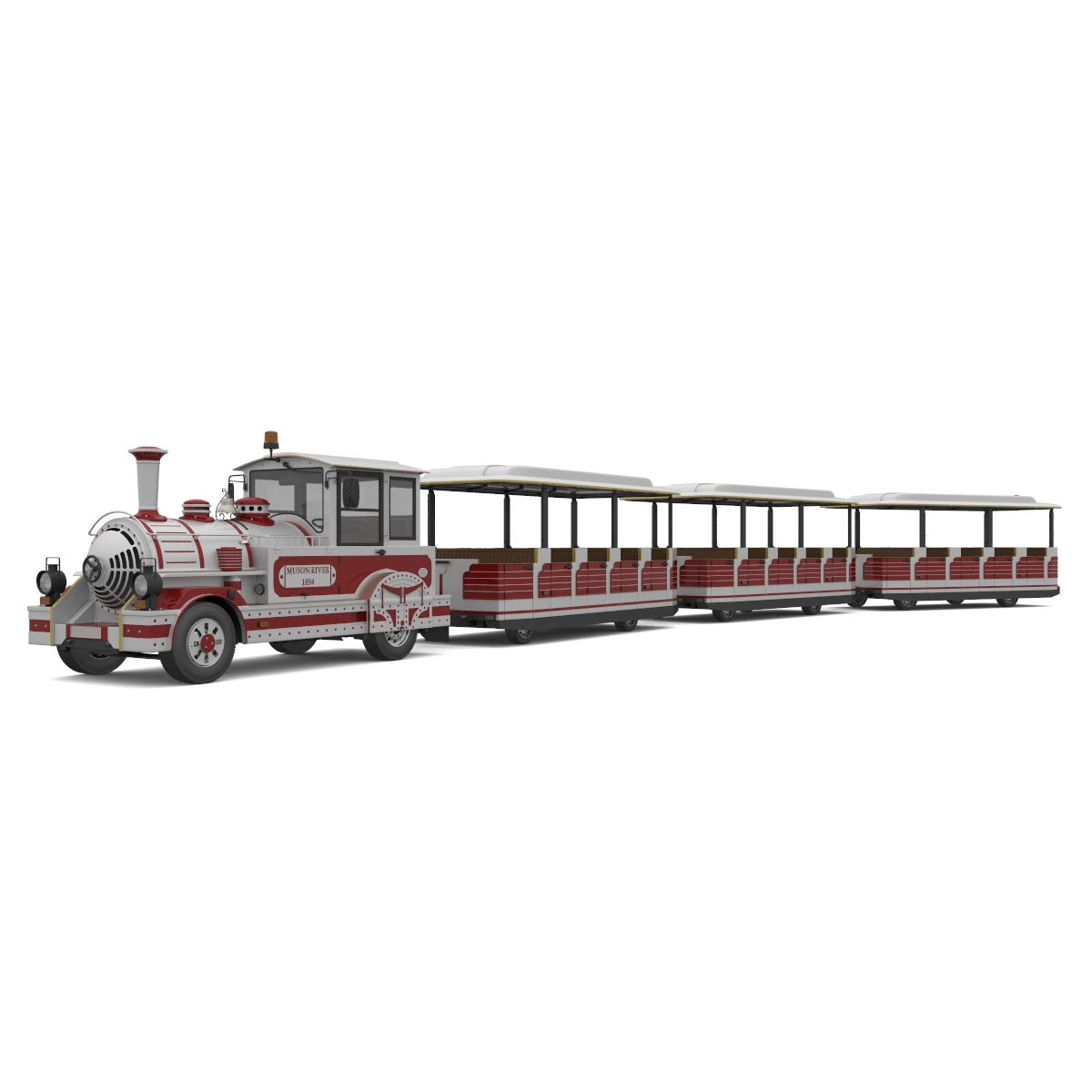 dotto train 3d model