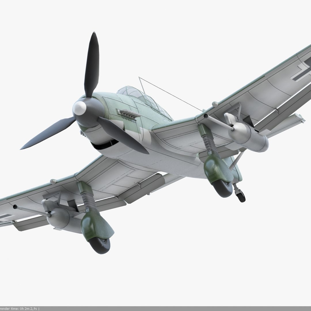 3d Junkers Ju Stuka