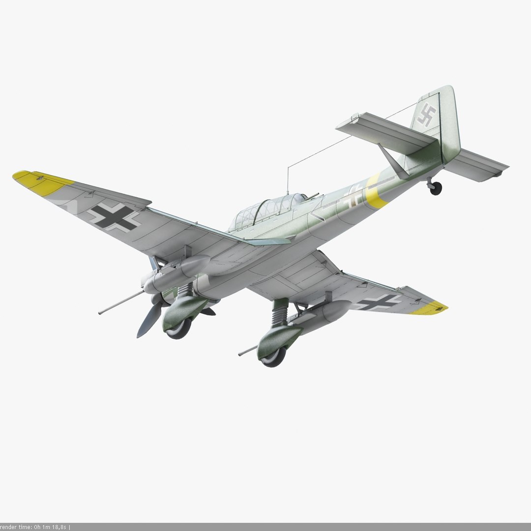 3d Junkers Ju Stuka