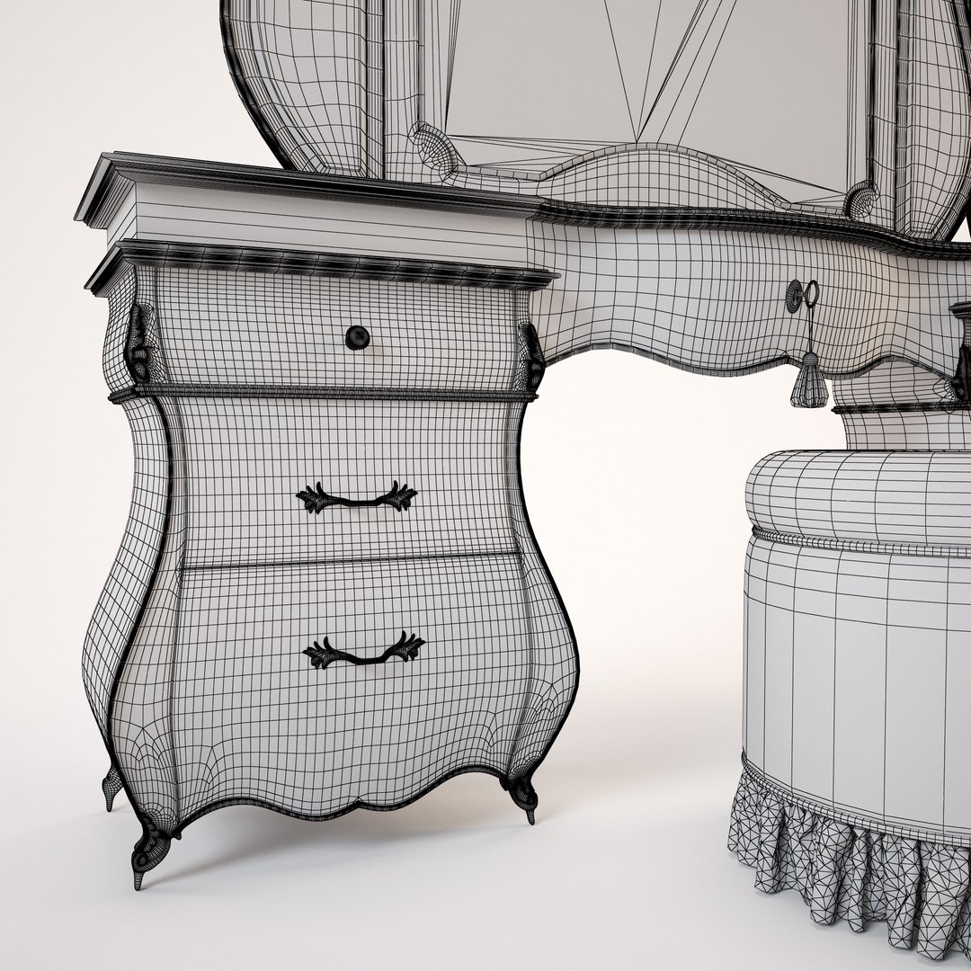 3d Model Dressing Table