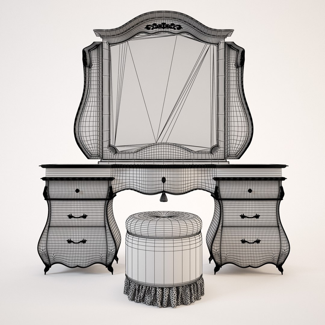 3d Model Dressing Table