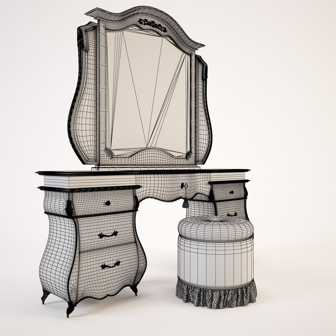 3d Model Dressing Table