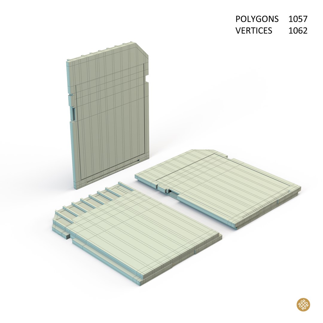 3D sd card model - TurboSquid 1454077