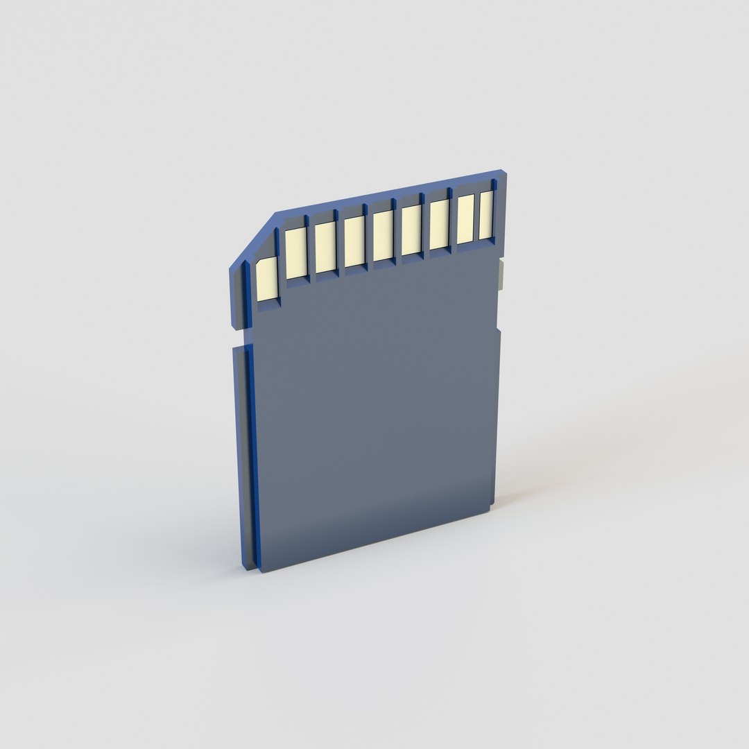 3D sd card model - TurboSquid 1454077