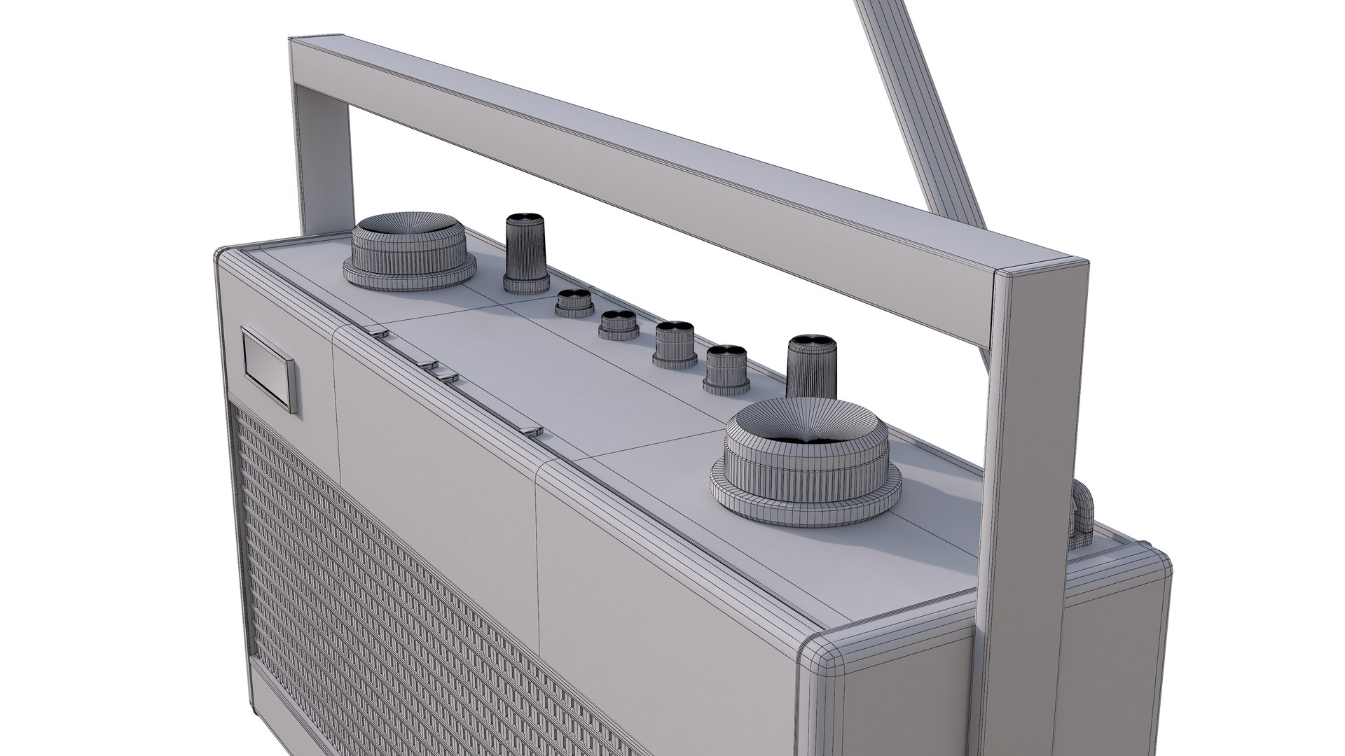 3D Transistor Radio-Roberts R606 Model - TurboSquid 1956912
