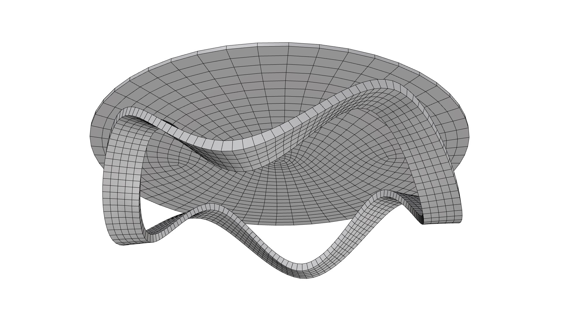 Dancing Circular Wavy Table Model - TurboSquid 2163267