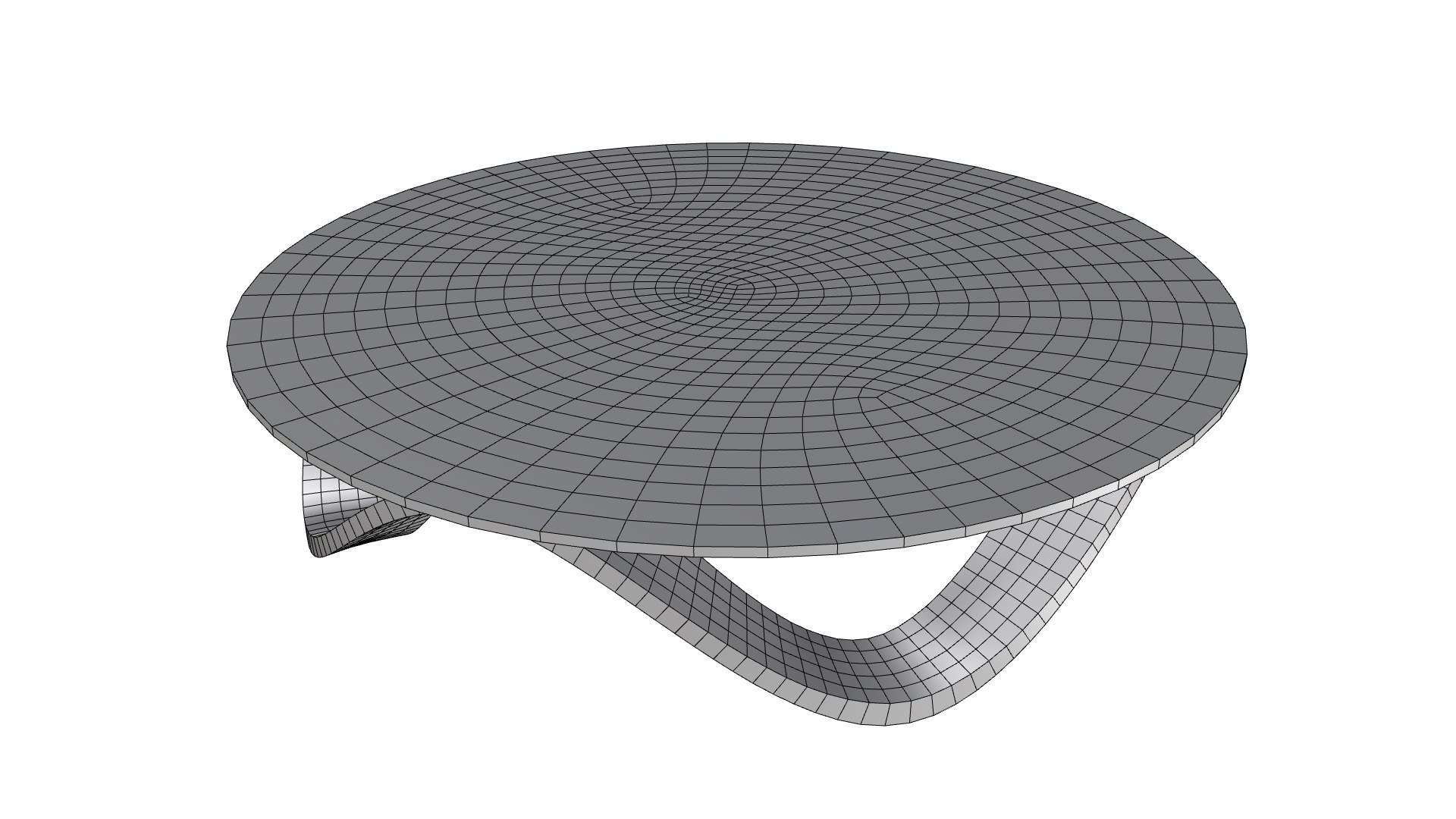 Dancing Circular Wavy Table Model - TurboSquid 2163267