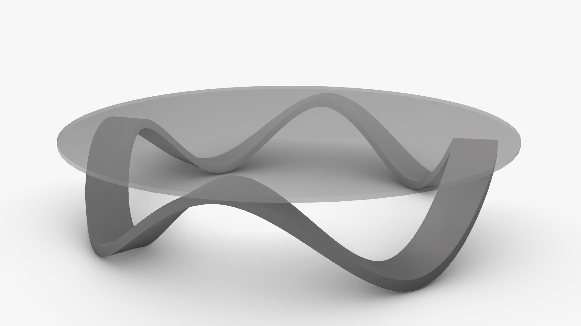 Dancing Circular Wavy Table Model - TurboSquid 2163267