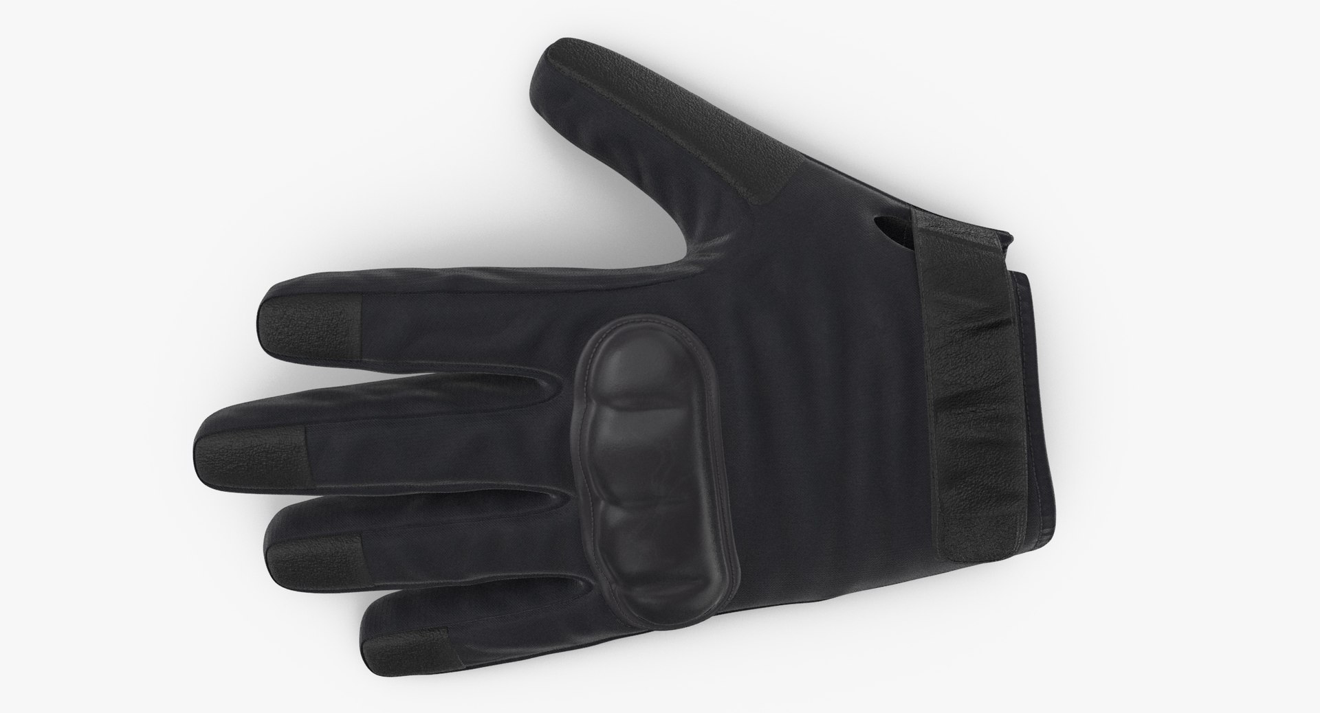 max police riot gear glove