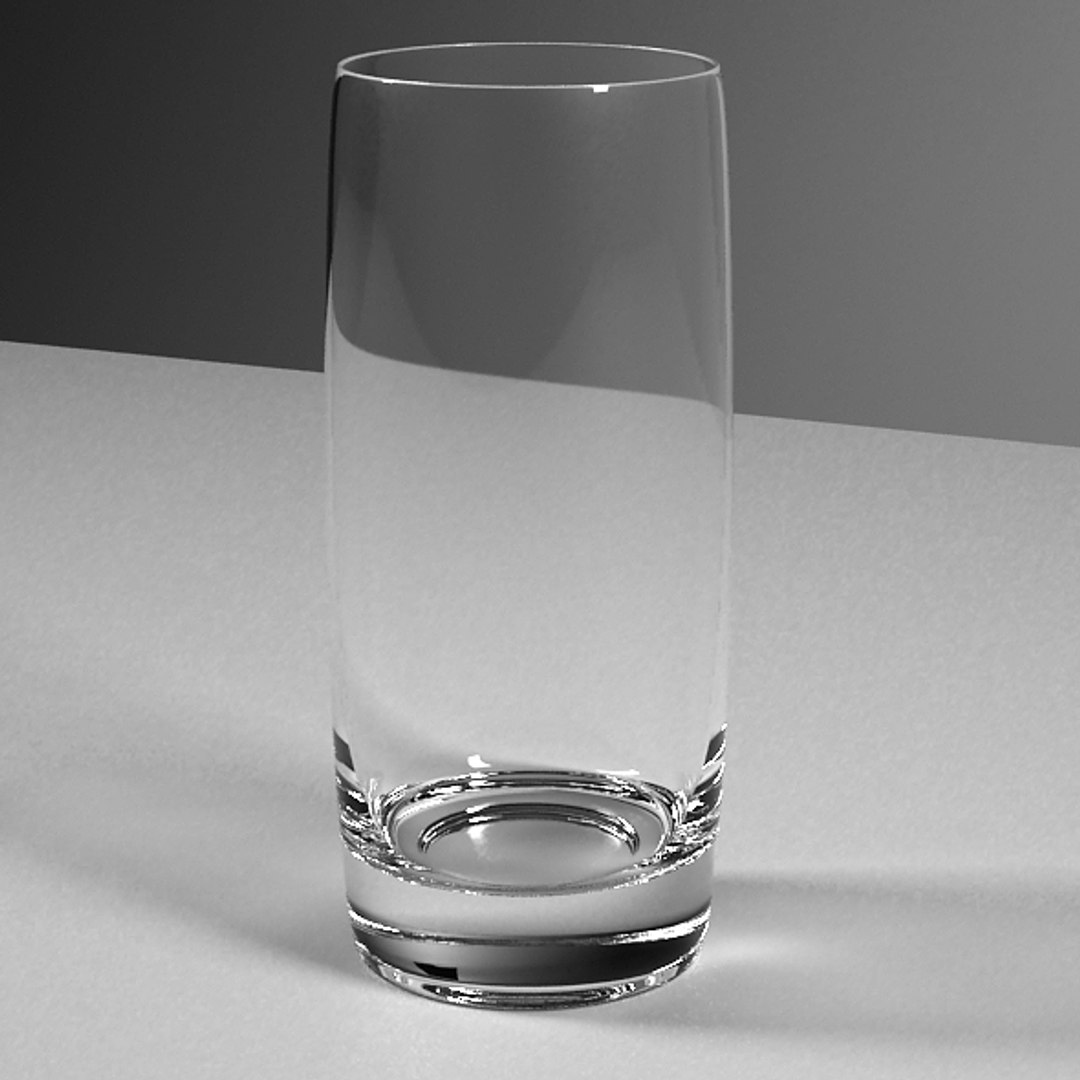 3d glass ball model