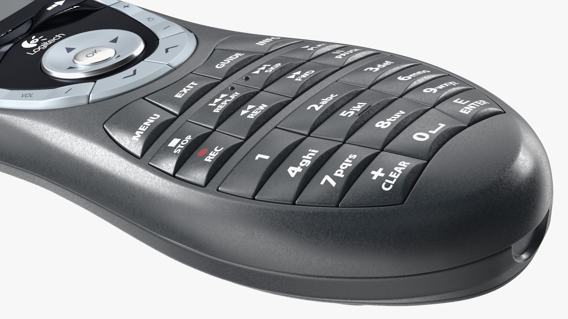 3D Model One For All Universal Remote Control Black - TurboSquid 2139434