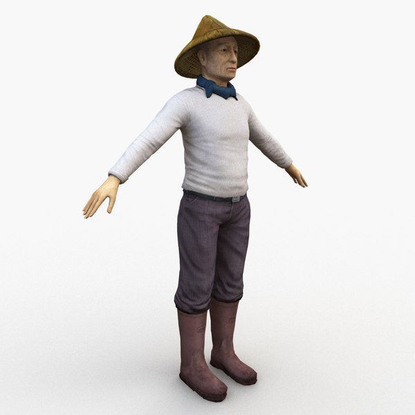 3D Farmer Models | TurboSquid