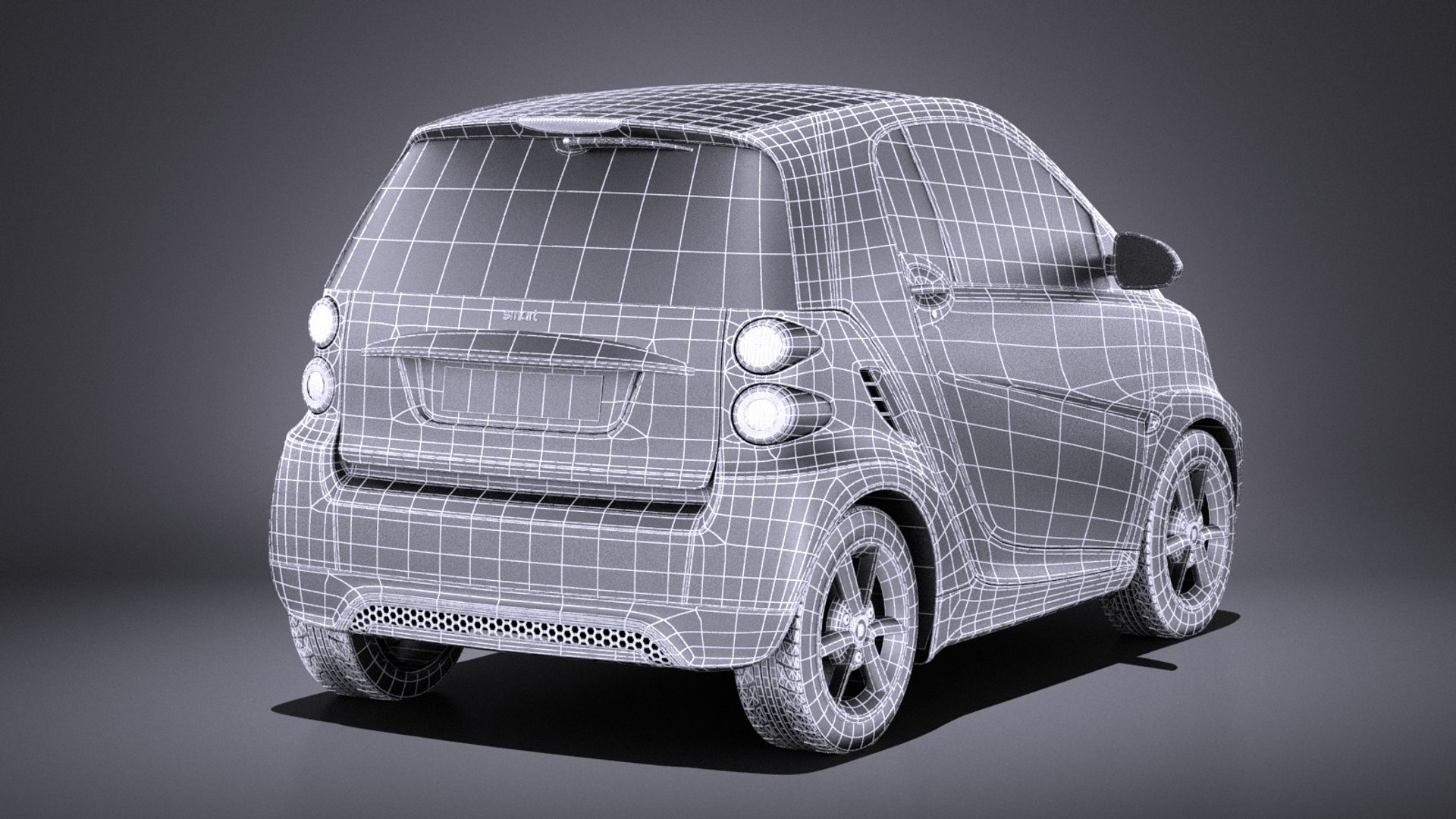 Smart 42 Fortwo Model - TurboSquid 1235653