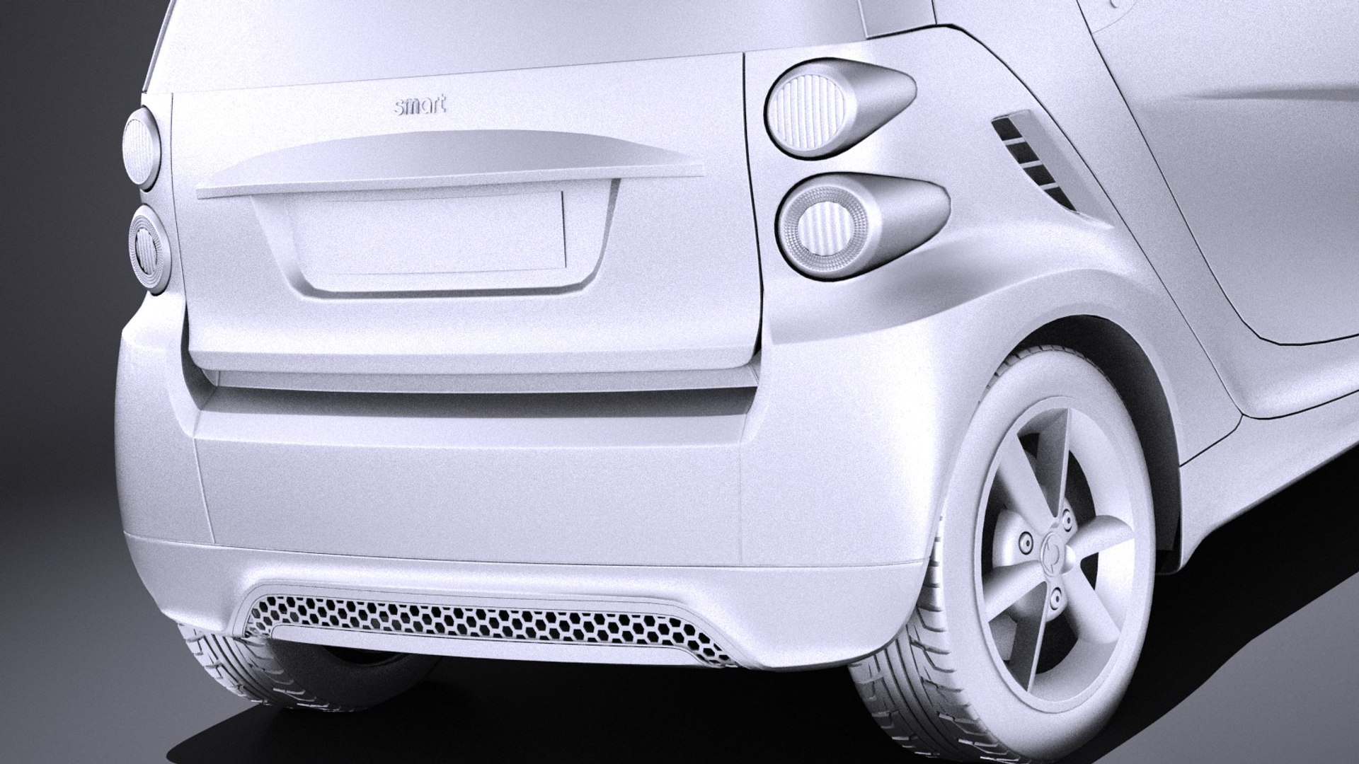 Smart 42 Fortwo Model - TurboSquid 1235653