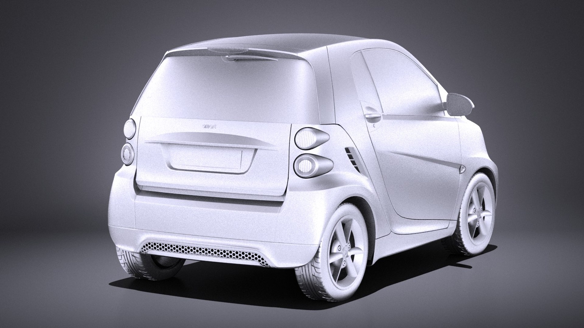 Smart 42 Fortwo Model - TurboSquid 1235653