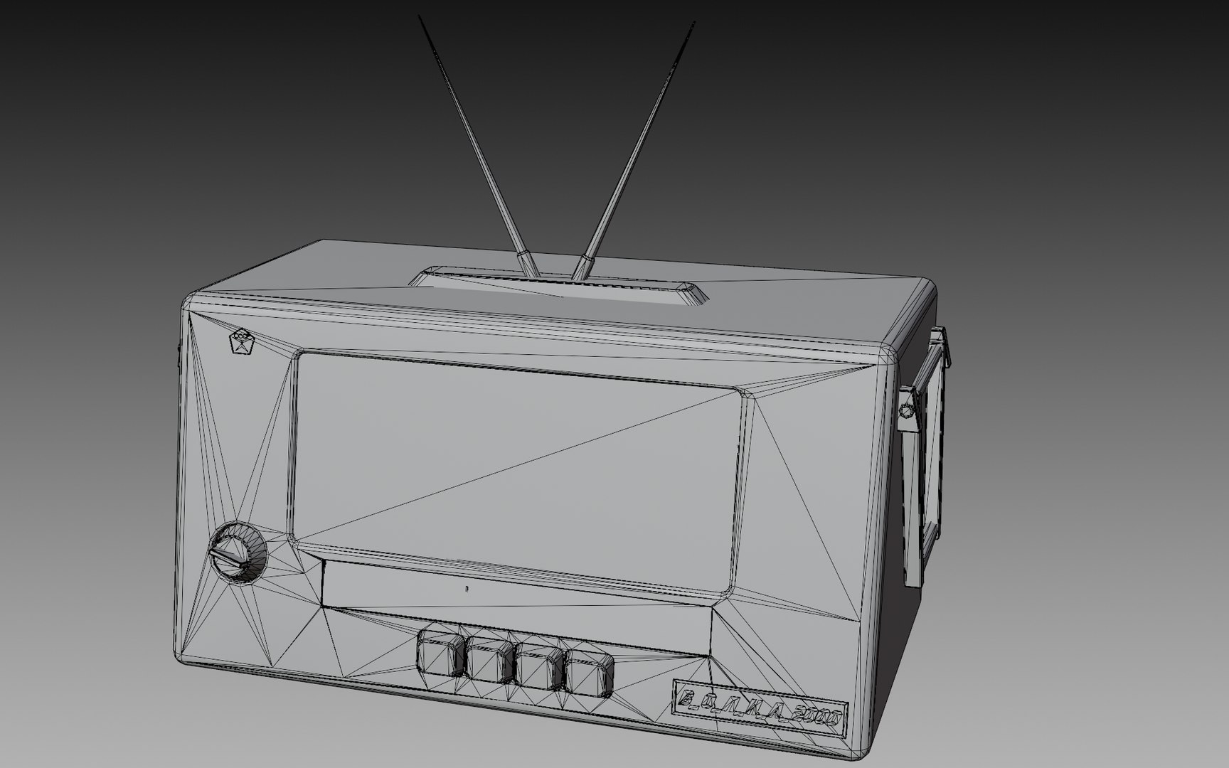 3D Soviet Radio - TurboSquid 1829081