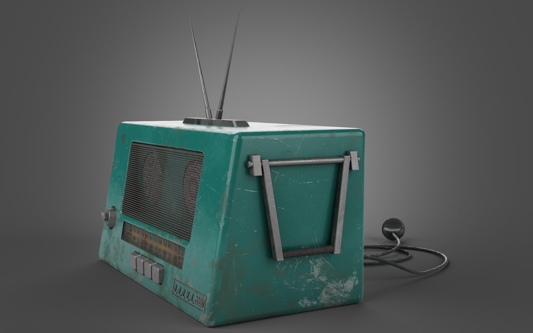 3D Soviet Radio - TurboSquid 1829081