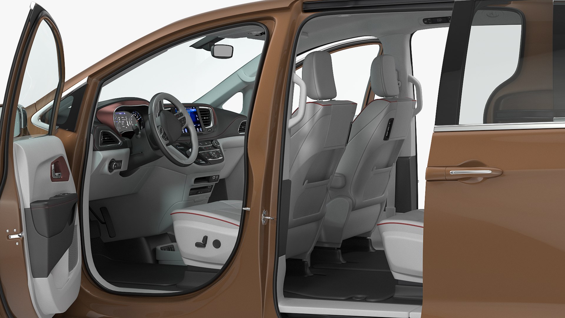 Free family minivan rigged car 3D model - TurboSquid 1640906