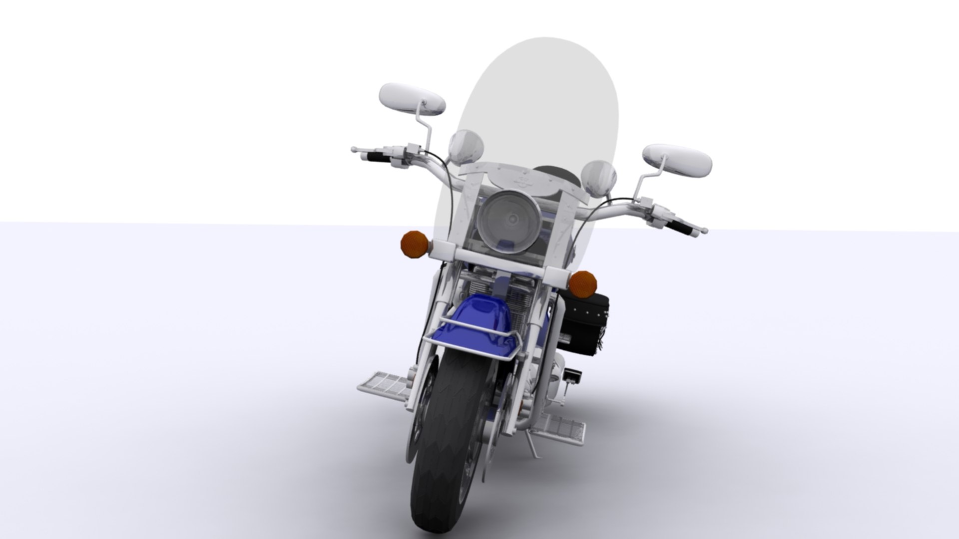 Cruiser Motorcycle 3D Model - TurboSquid 2217247