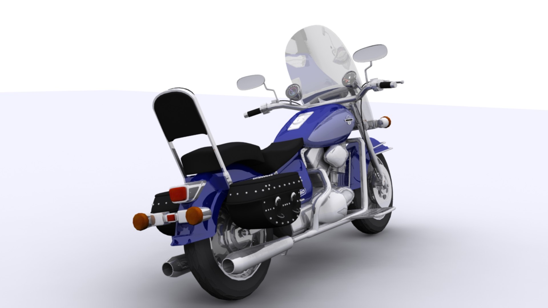 Cruiser Motorcycle 3D Model - TurboSquid 2217247