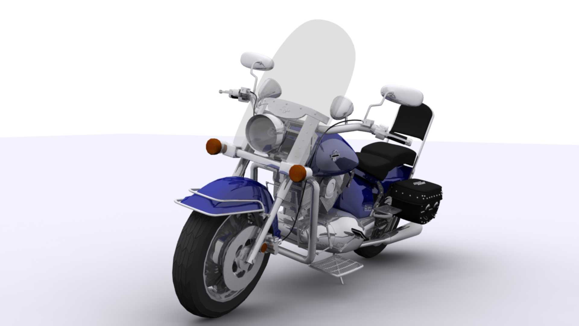 Cruiser Motorcycle 3D Model - TurboSquid 2217247