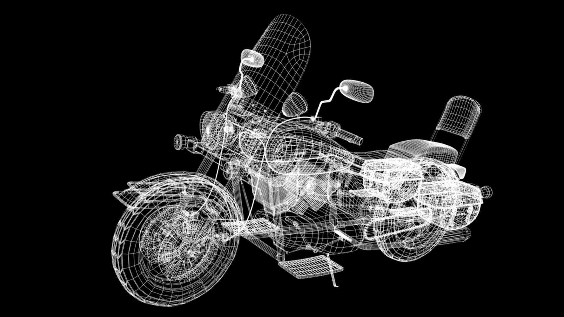 Cruiser Motorcycle 3D Model - TurboSquid 2217247