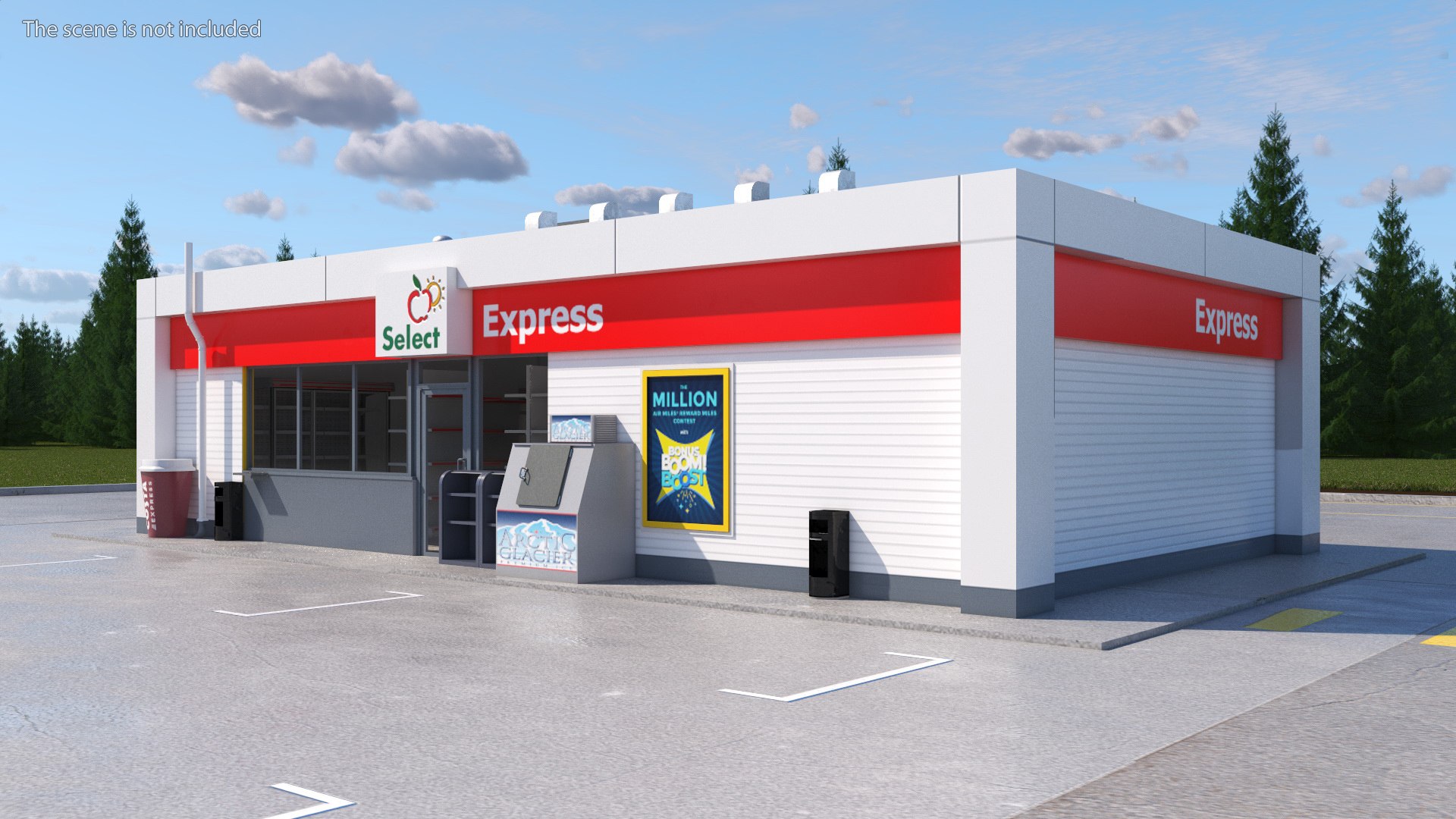 3D Small Shop Building Model - TurboSquid 2116278