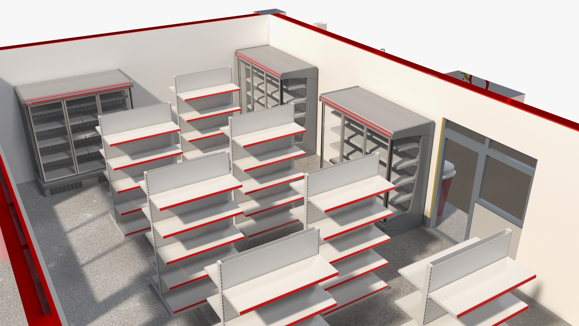 3D Small Shop Building model - TurboSquid 2116278