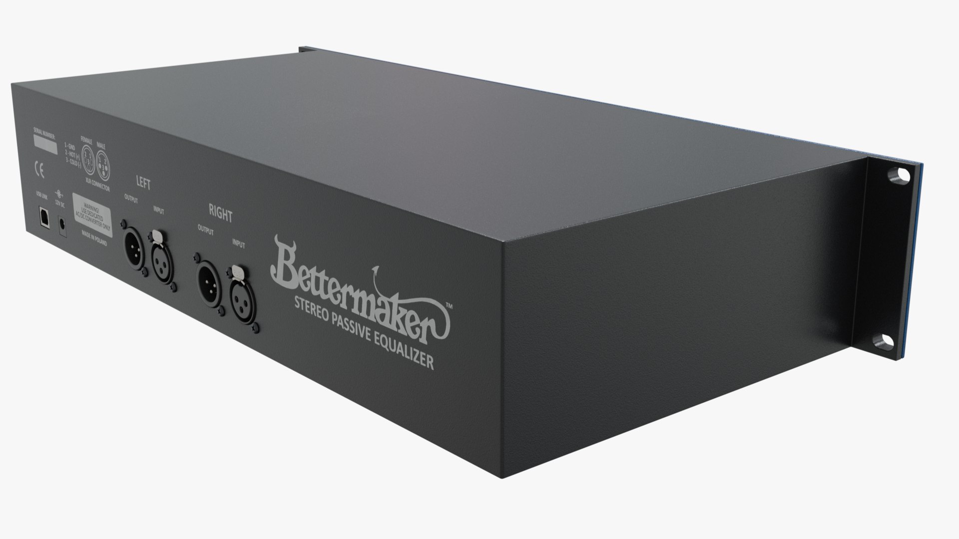 3D Bettermaker VSPE Valve Stereo Passive Equalizer Model - TurboSquid ...