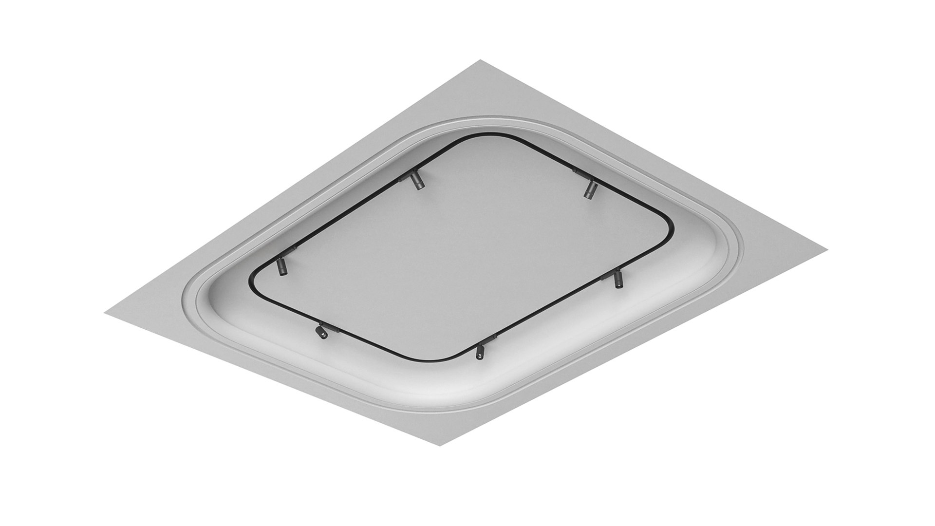3D Model Modern Ceiling RJ Easy Design 03 - TurboSquid 2290283
