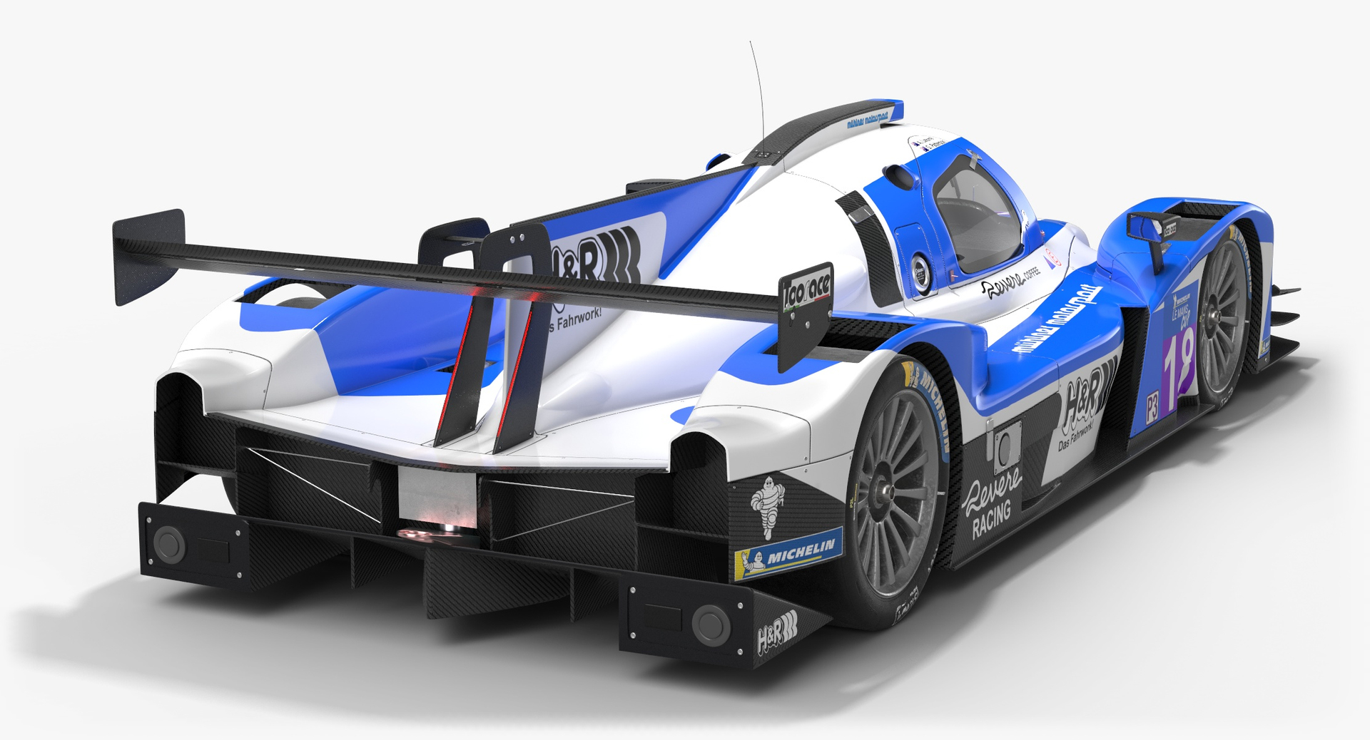 Muehlner Motorsport Duqueine D08 Le Mans Prototype LMP3 3D model ...