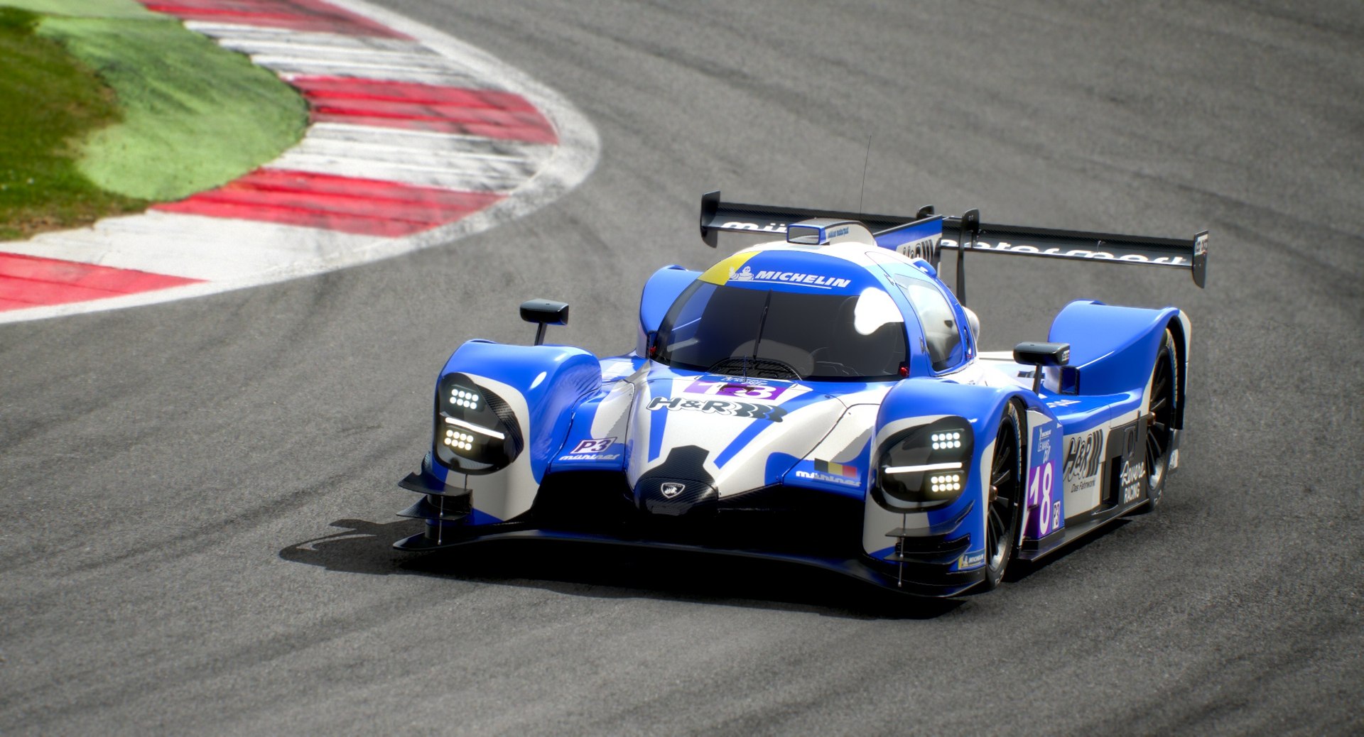 Muehlner Motorsport Duqueine D08 Le Mans Prototype LMP3 3D Model ...