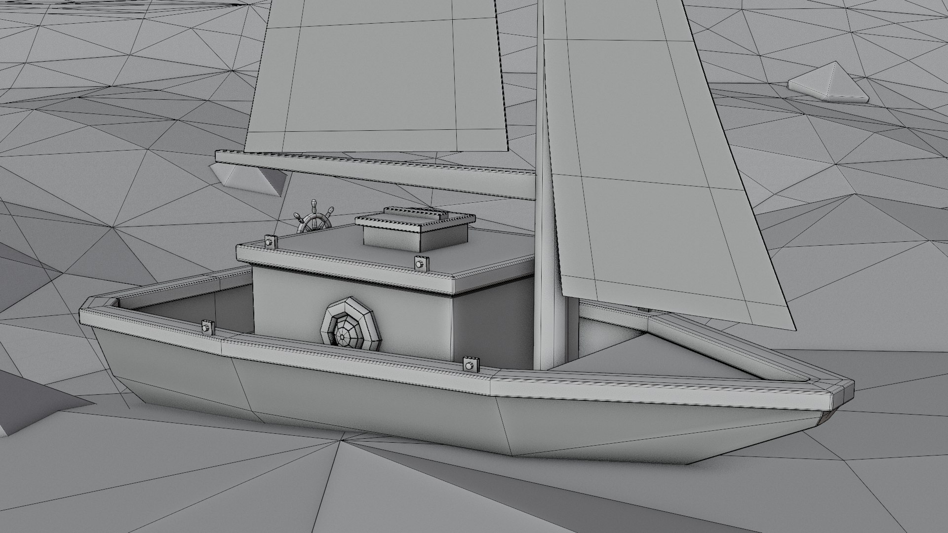 3D Low poly Boat model - TurboSquid 2077785