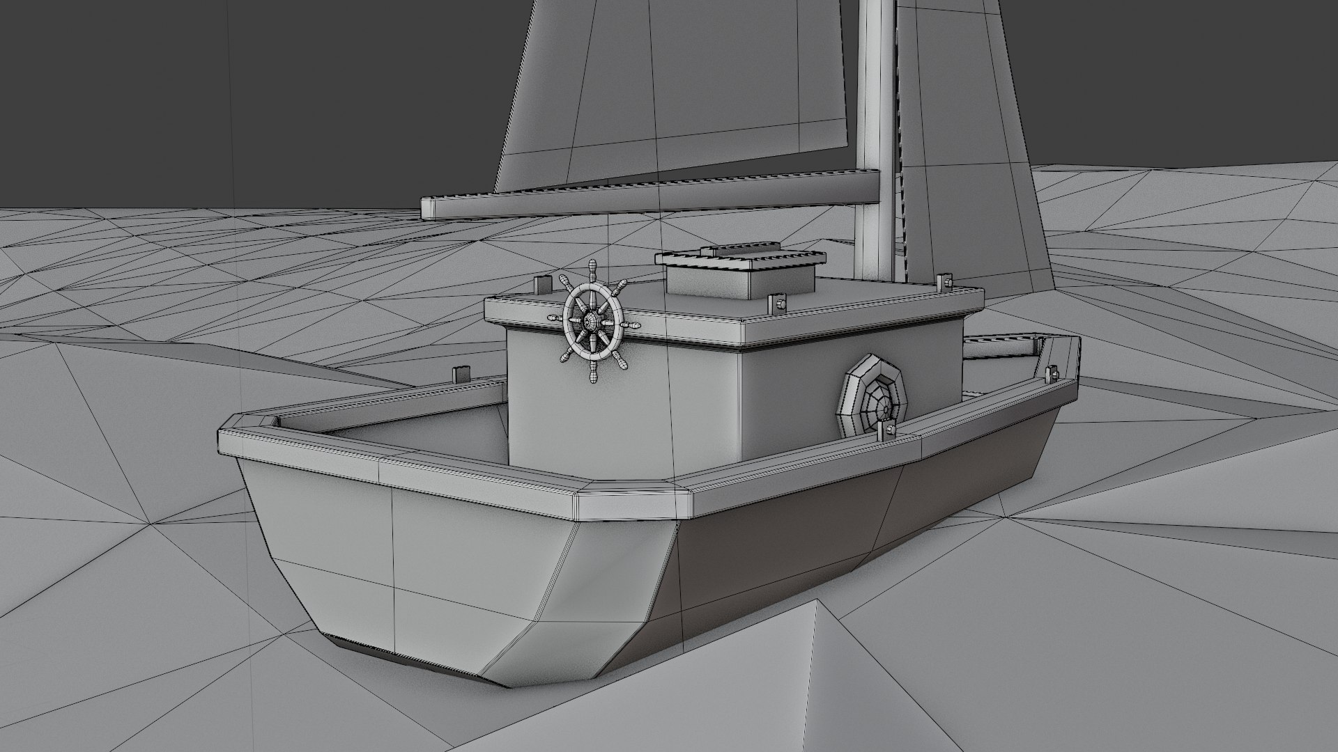 3D Low poly Boat model - TurboSquid 2077785