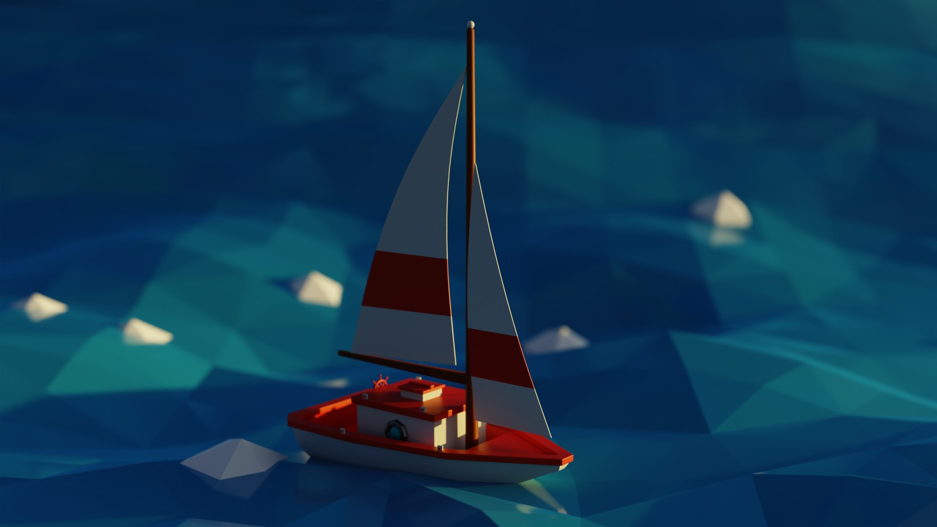 3D Low poly Boat model - TurboSquid 2077785