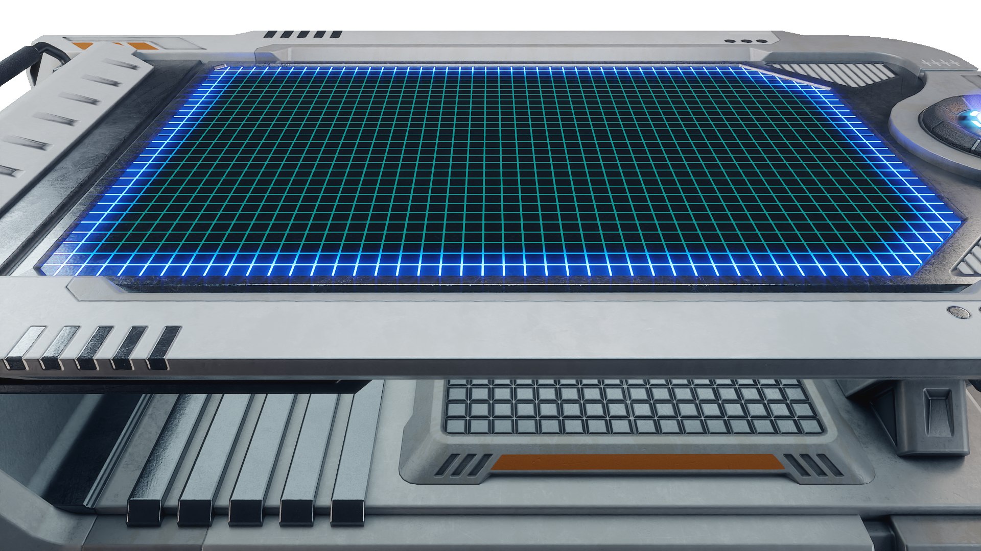 3D Sci-fi Holographic Control Panel - TurboSquid 2301944