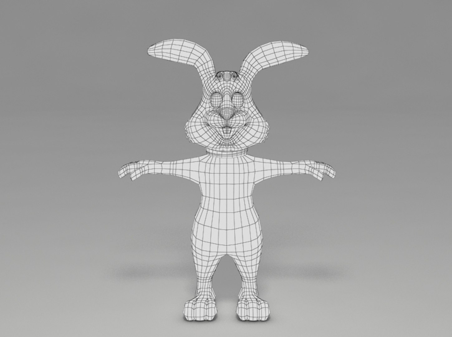 3d Model Of Character Bunny