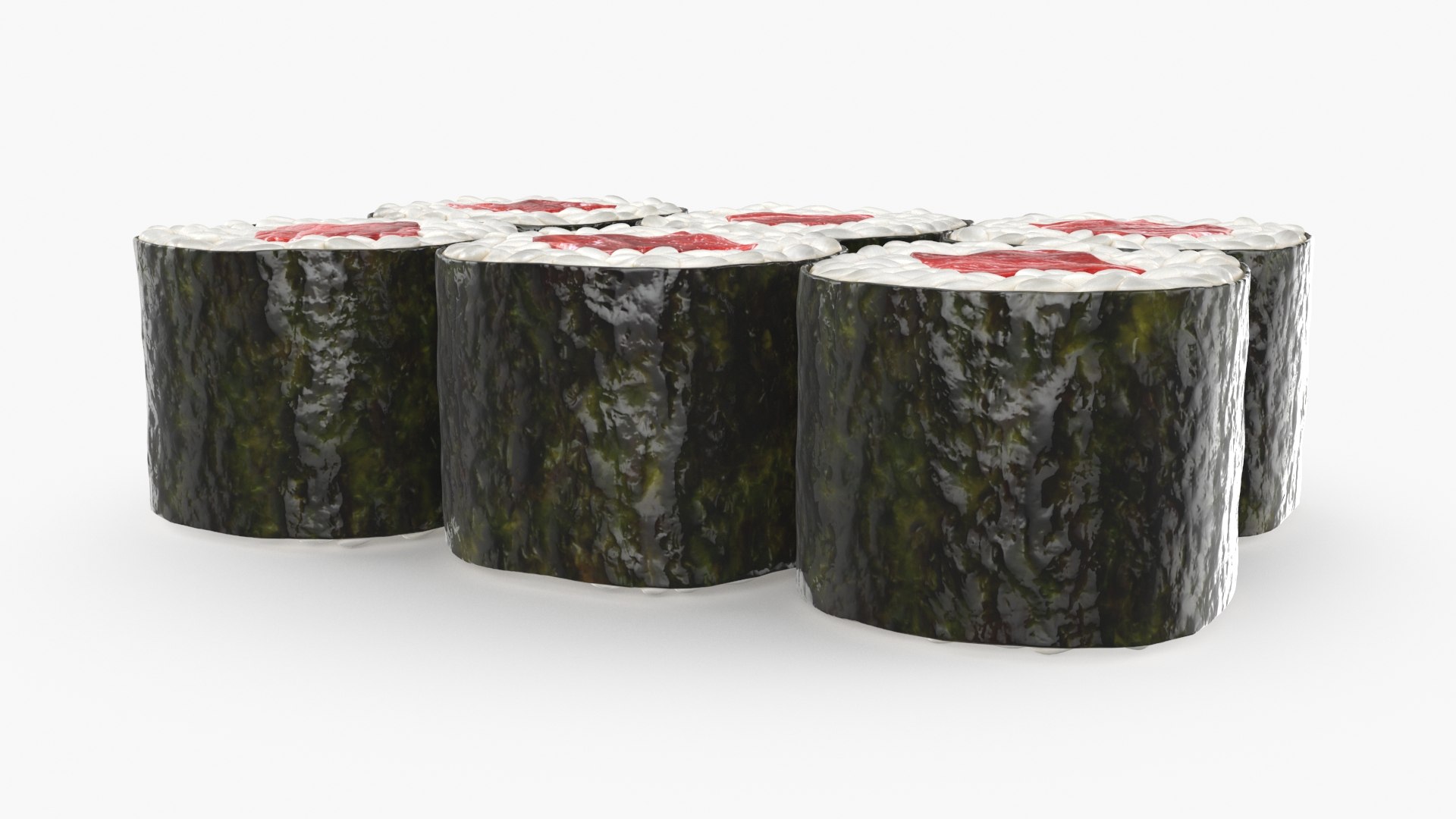 Tekka Maki Sushi 6 3D Model - TurboSquid 2073928
