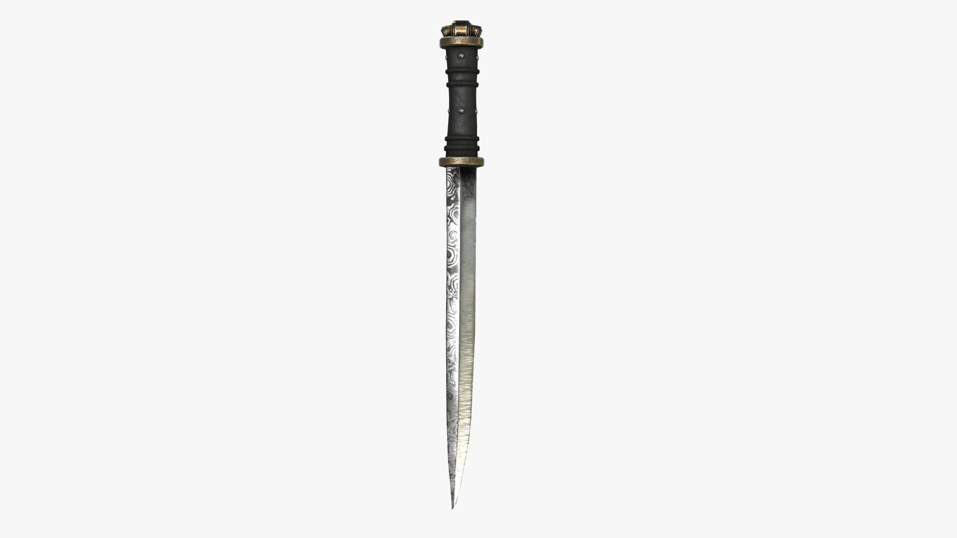3D Fantasy Sword RPG Frankish Long Seax Sword Knife Shortsword Dagger ...