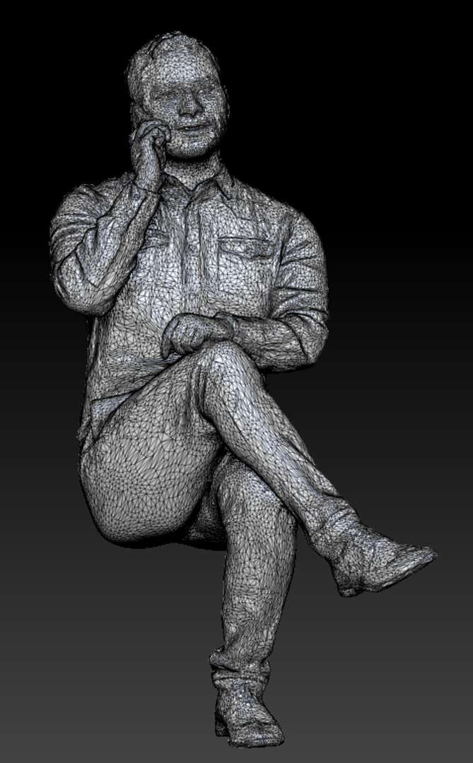 3D Photogrammetry Man Character People - TurboSquid 1687287