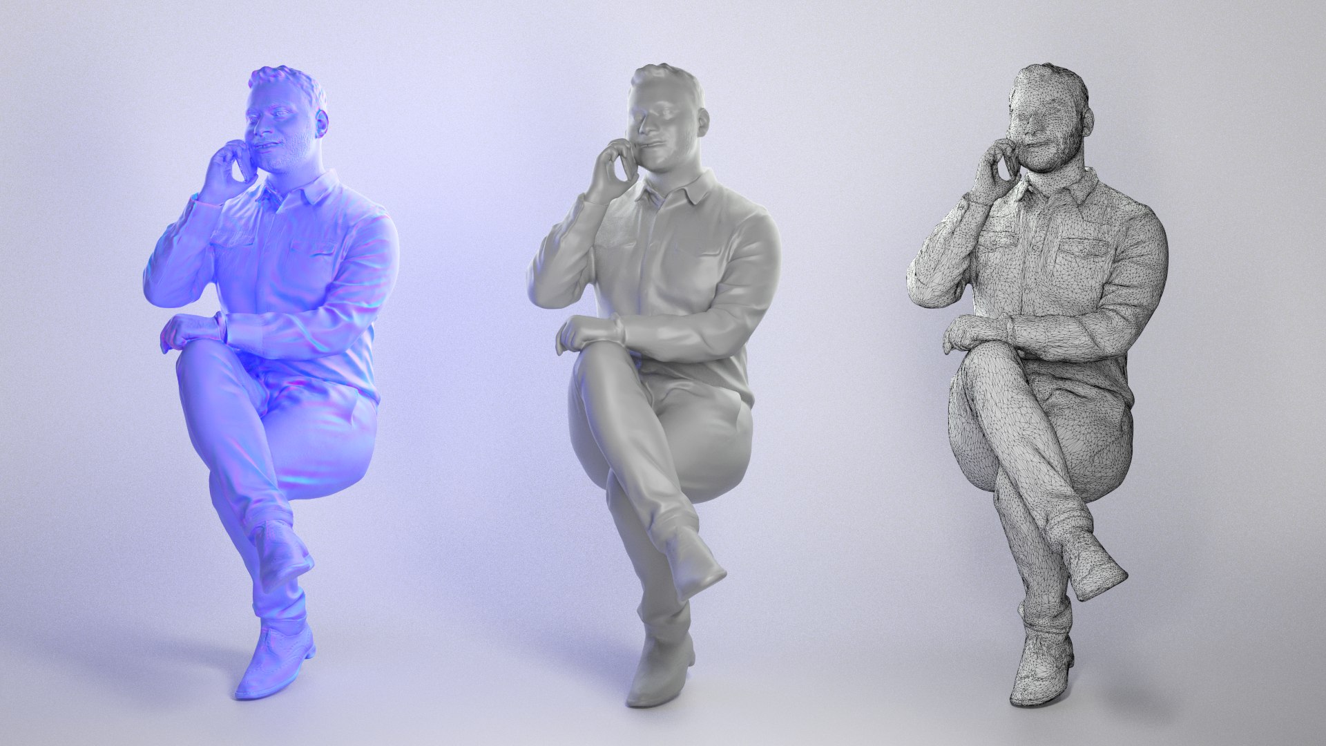 3D Photogrammetry Man Character People - TurboSquid 1687287