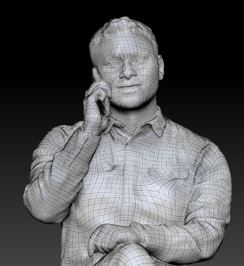 3D Photogrammetry Man Character People - TurboSquid 1687287