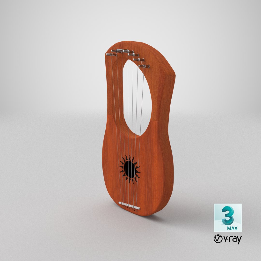 Ancient Greece Style Lyre 3D - TurboSquid 1612606