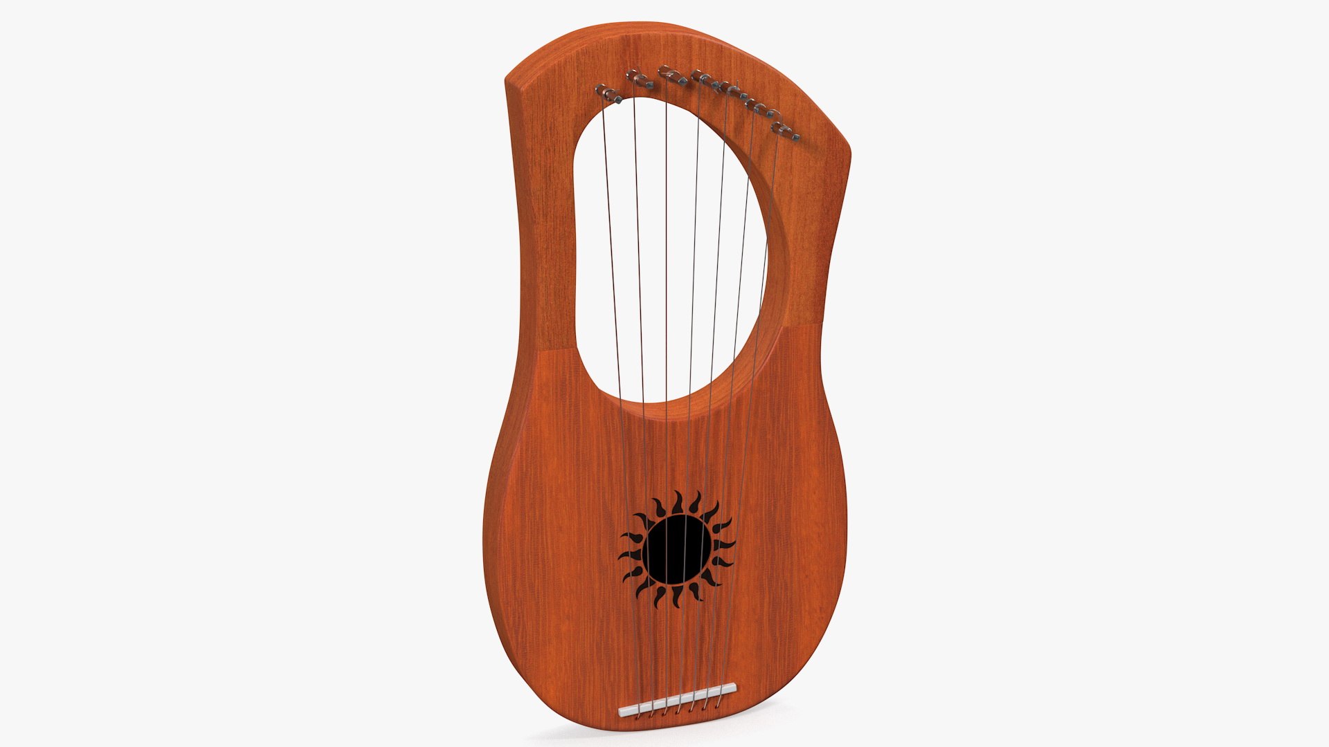 Ancient greece style lyre 3D - TurboSquid 1612606