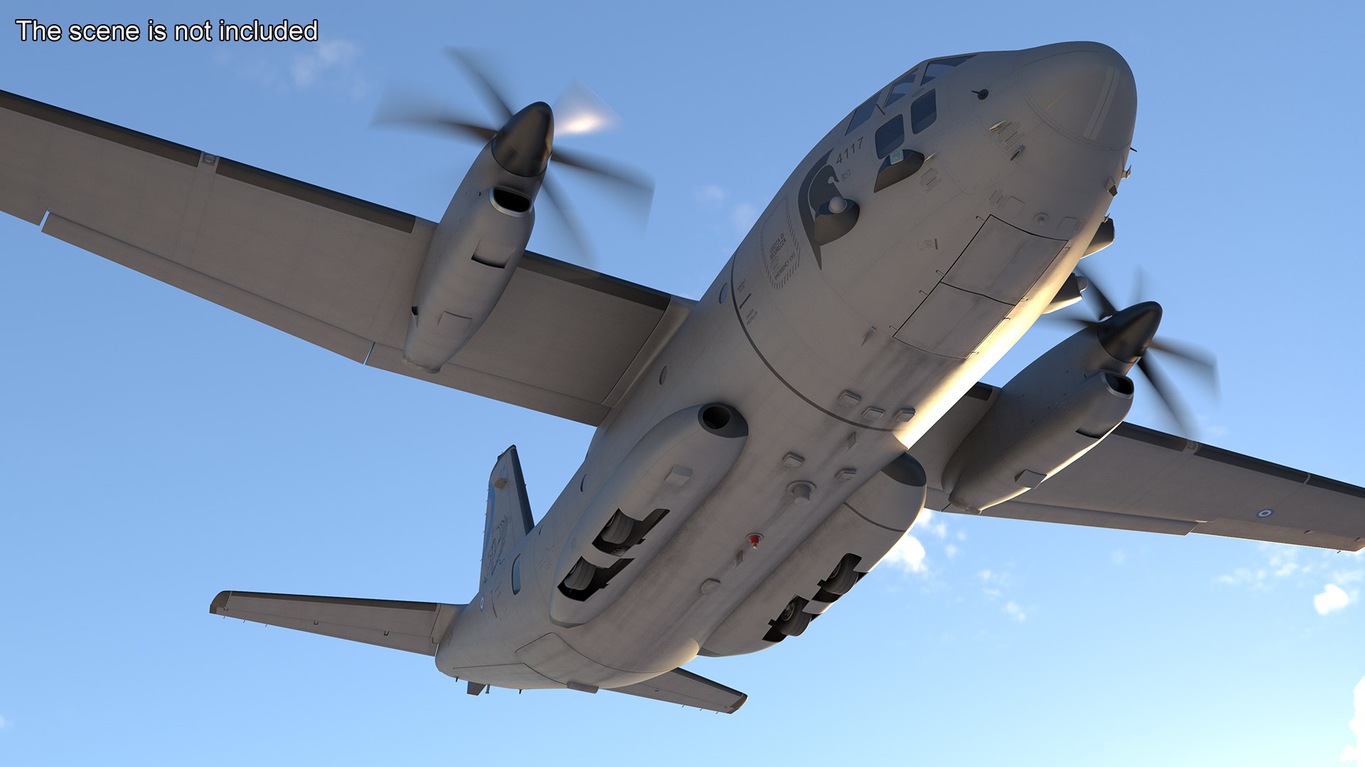 3D Alenia C-27J Spartan Greece Flight - TurboSquid 2296416