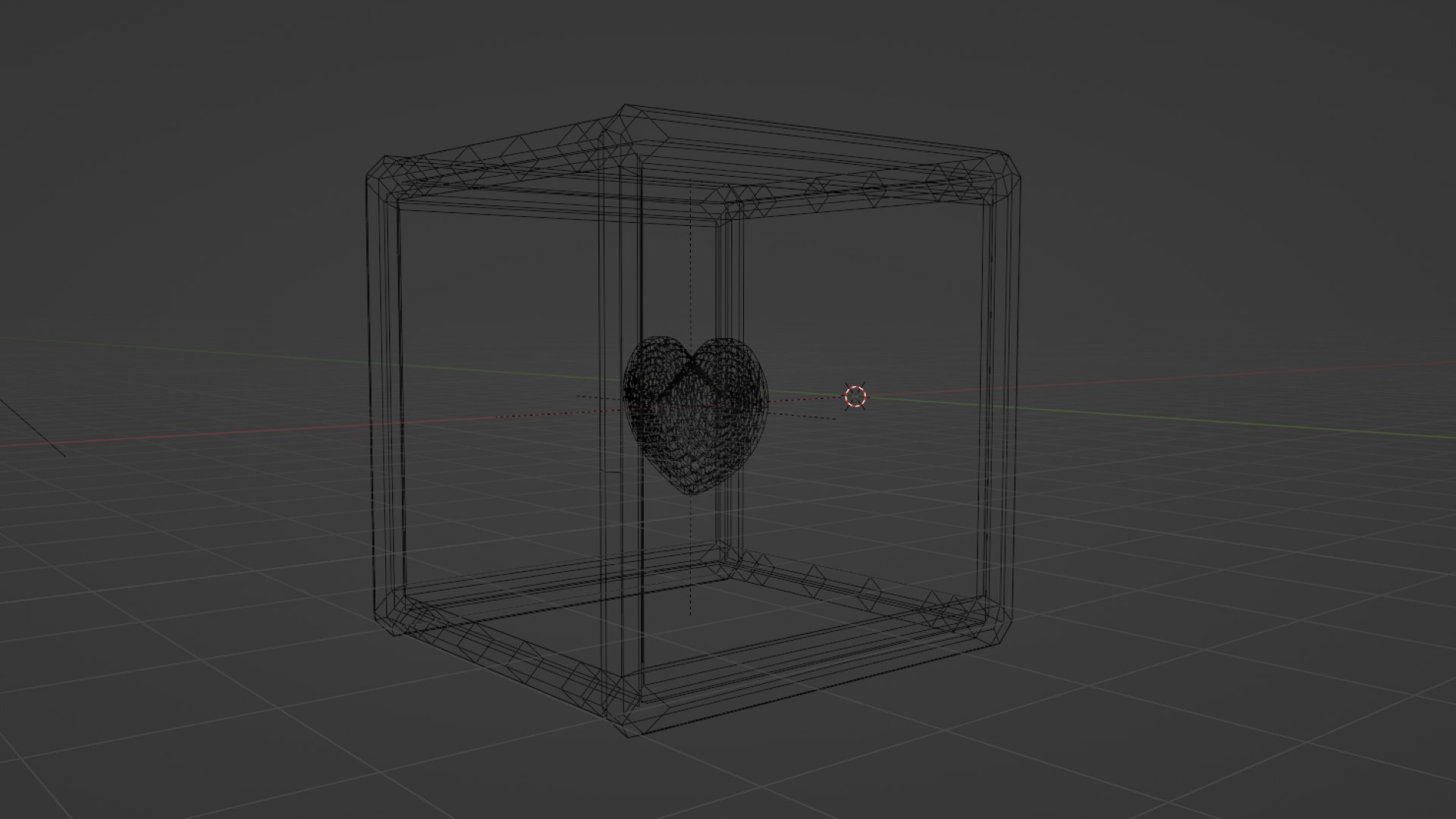3D Cube With A Glass Heart Model - TurboSquid 2086617