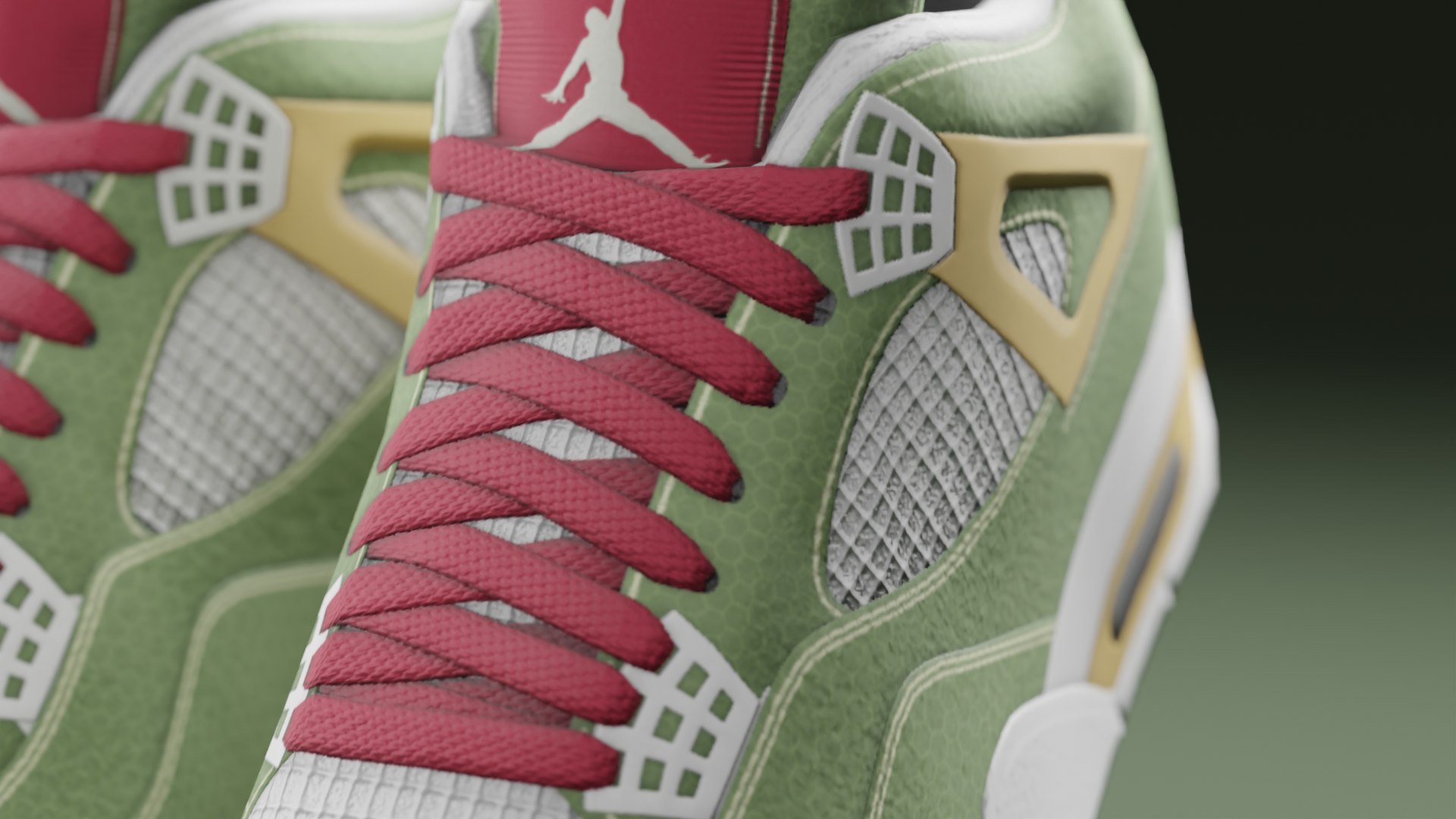 3D Model Air Jordan 4 Lowpoly - 05 - TurboSquid 2194601