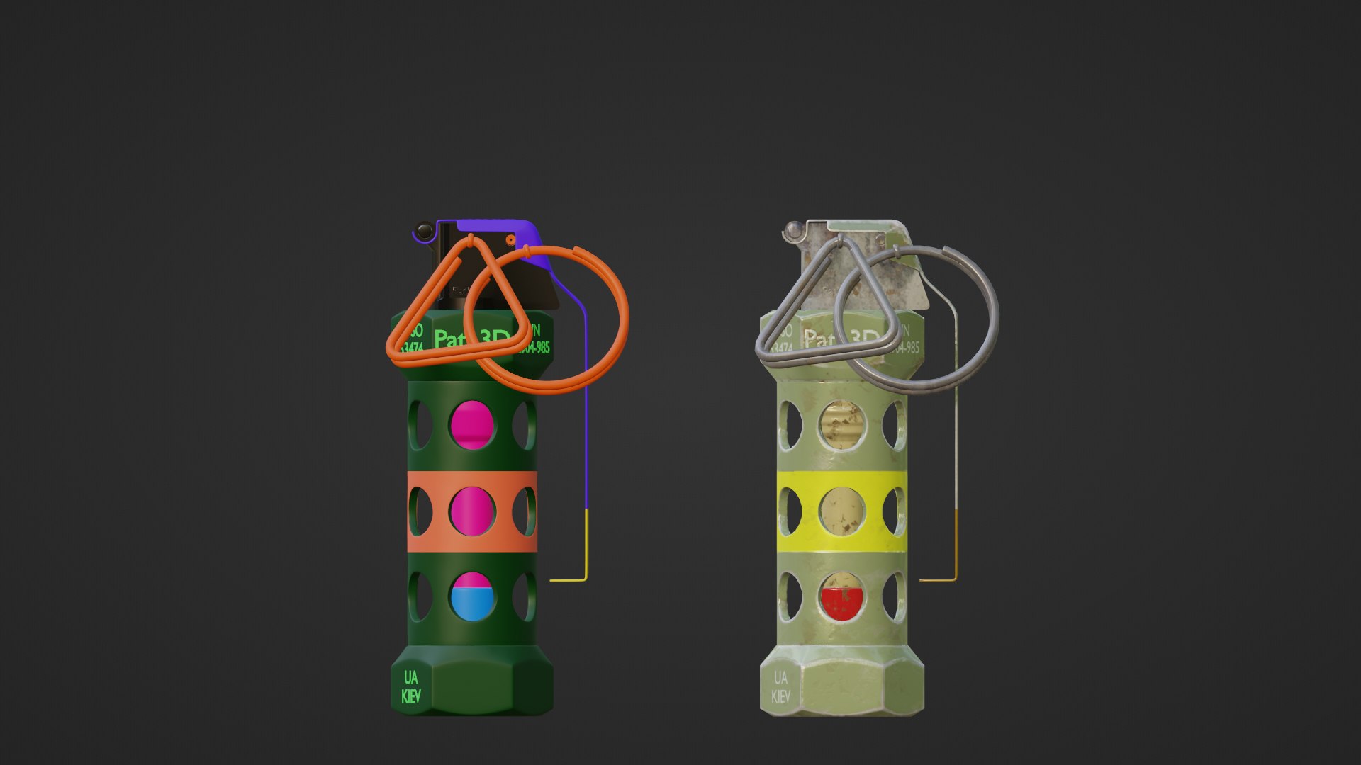 FlashBang 3D 3D Model - TurboSquid 2015307