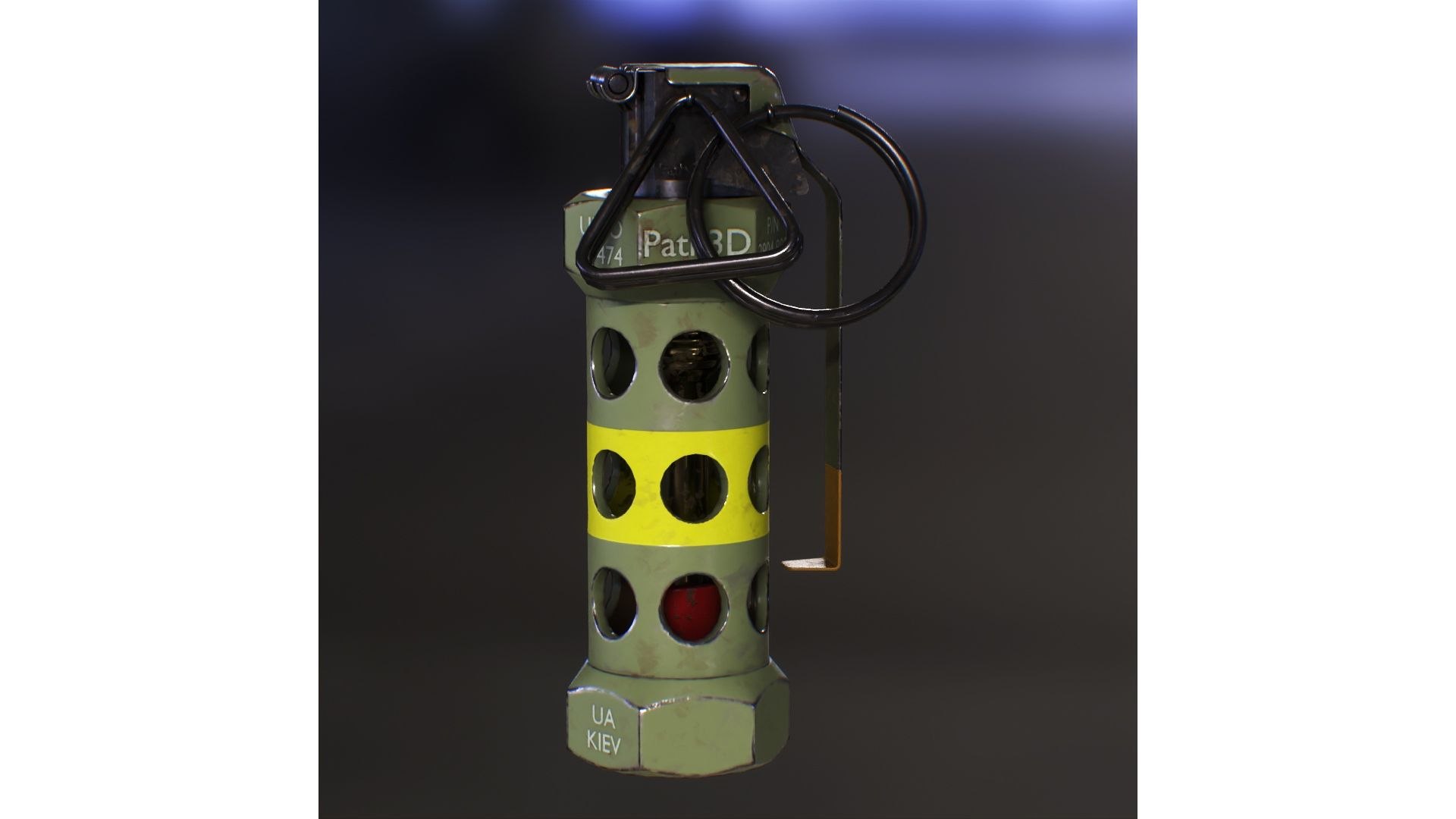 FlashBang 3D 3D Model - TurboSquid 2015307